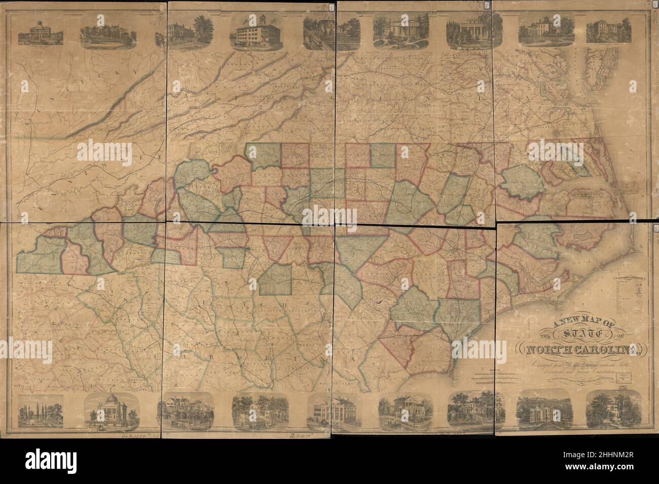 1860 map hi-res stock photography and images - Alamy