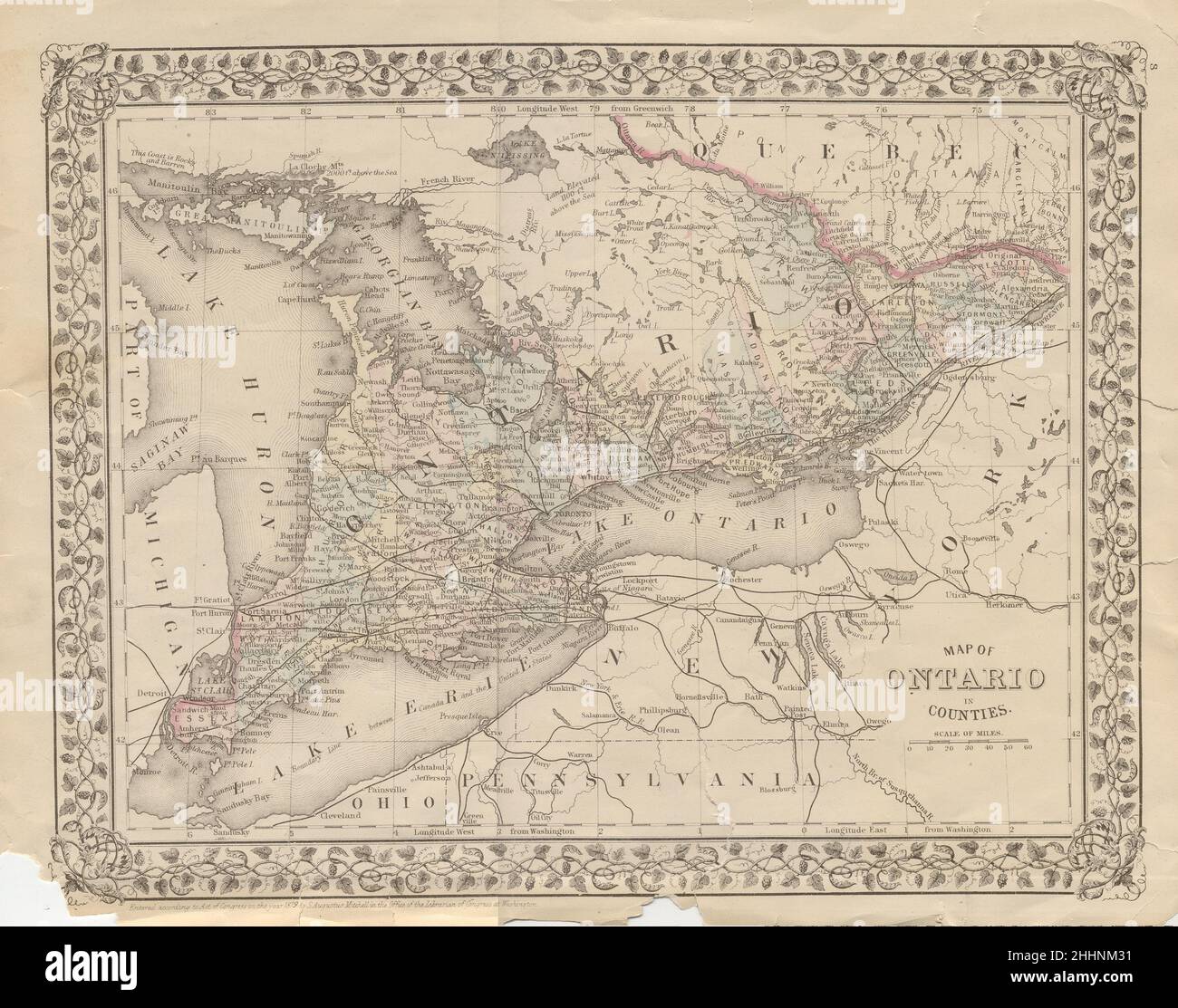 Mitchell ontario map hi-res stock photography and images - Alamy