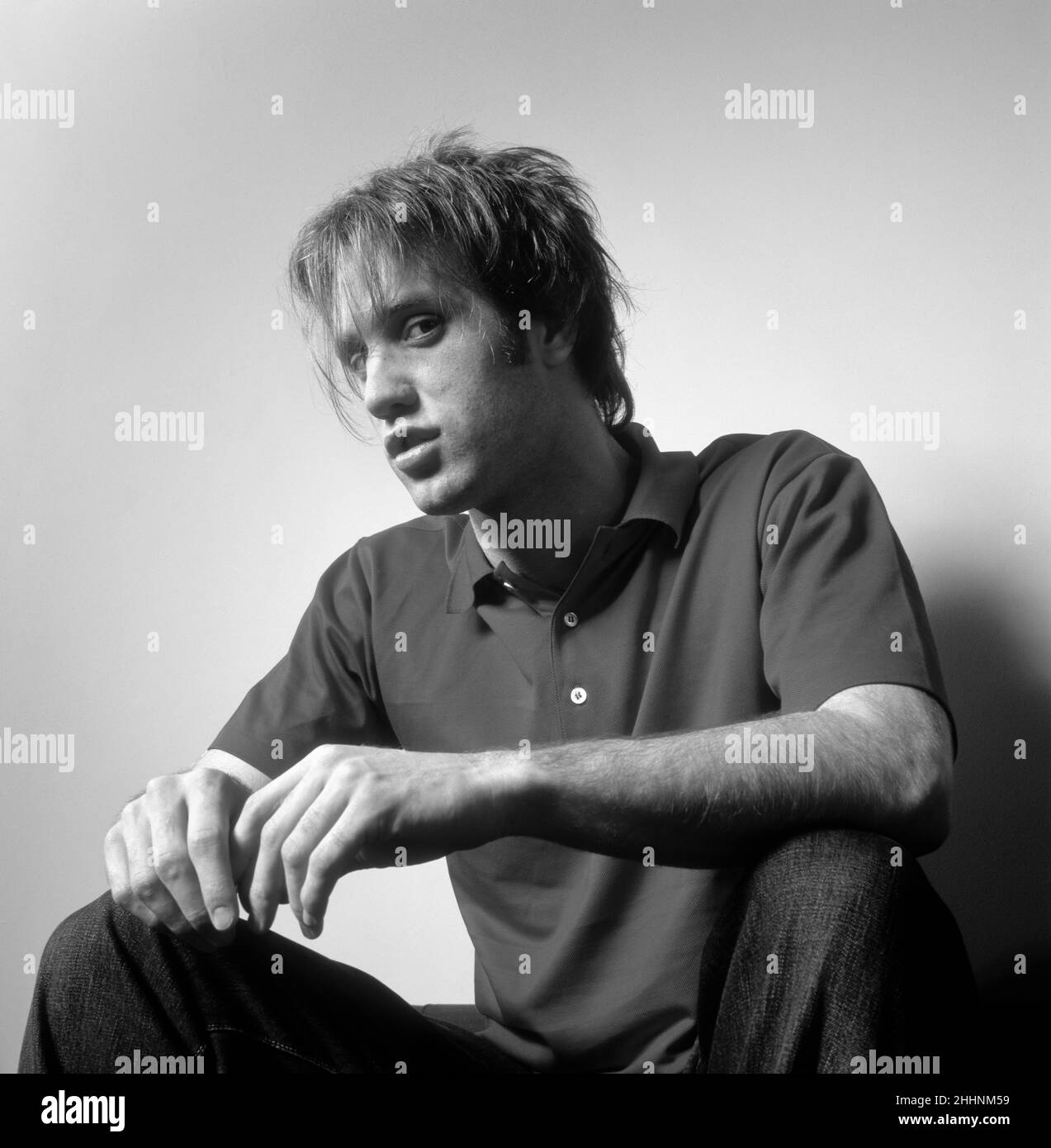 Gary Stringer lead singer of the band Reef, photographed in their ...