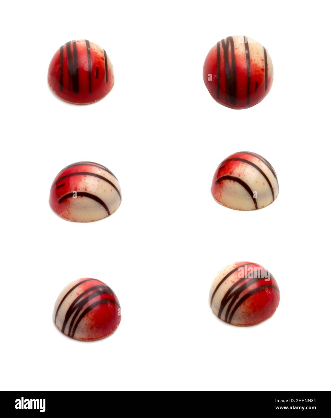 Exclusive chocolate sweets collection collage Stock Photo - Alamy