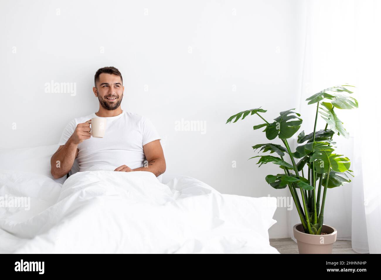 Handsome male bed hi-res stock photography and images - Alamy