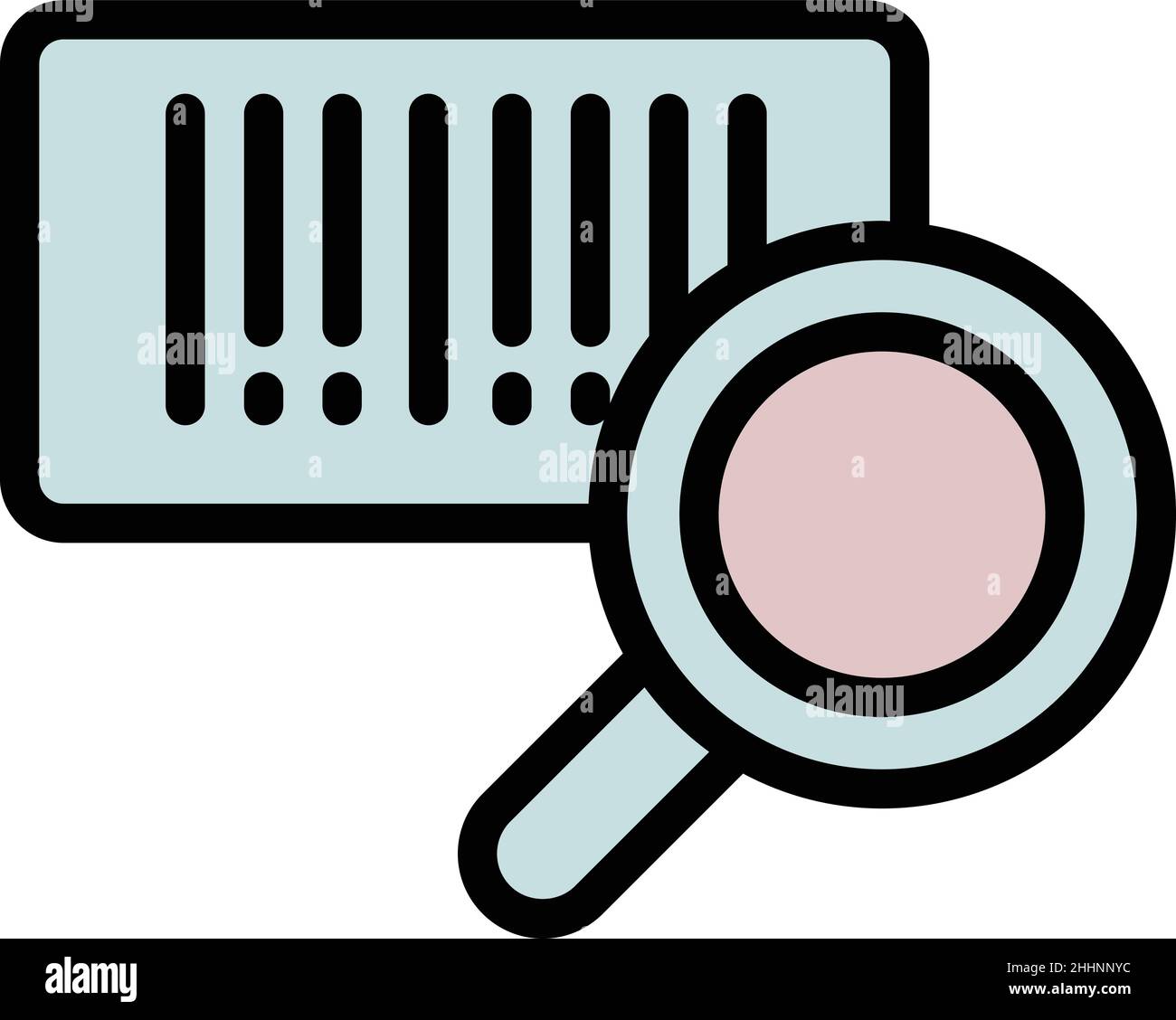 Scan bar code icon outline vector. Mobile phone. Payment screen Stock ...