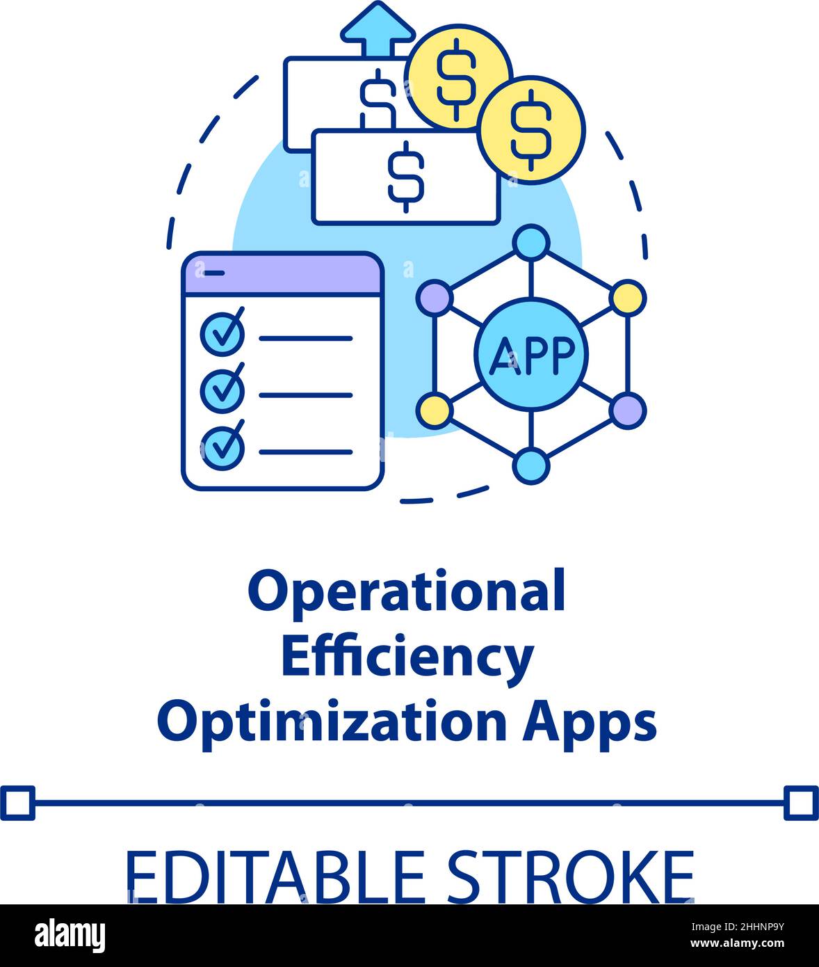 Operational efficiency concept icon Stock Vector Image & Art - Alamy