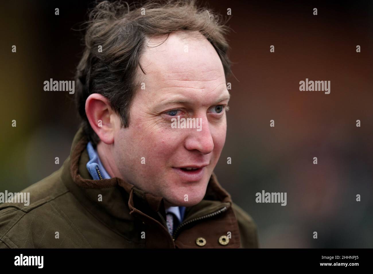 Trainer Ben Pauling at Leicester racecourse. Picture date: Tuesday ...