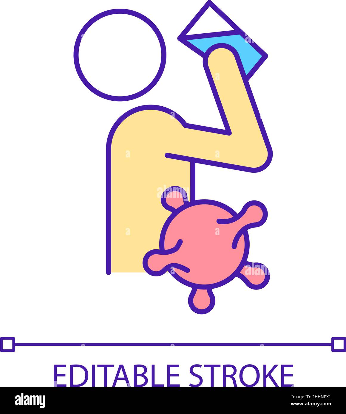 Drinking water poisoning Stock Vector Images - Alamy