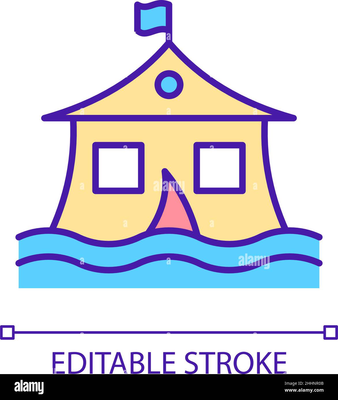 Sea flooding Cut Out Stock Images & Pictures - Alamy