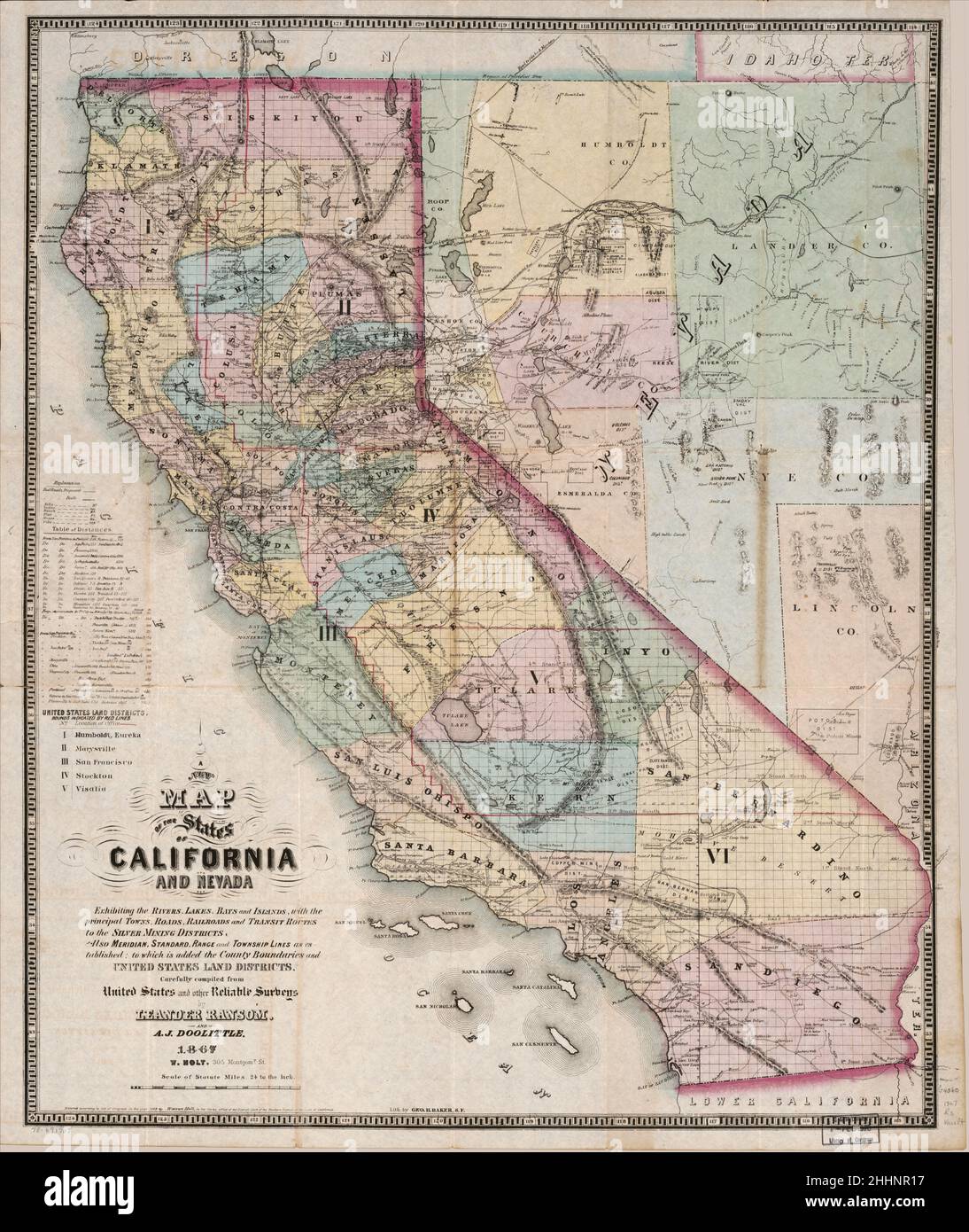 Map rivers lakes hi-res stock photography and images - Alamy