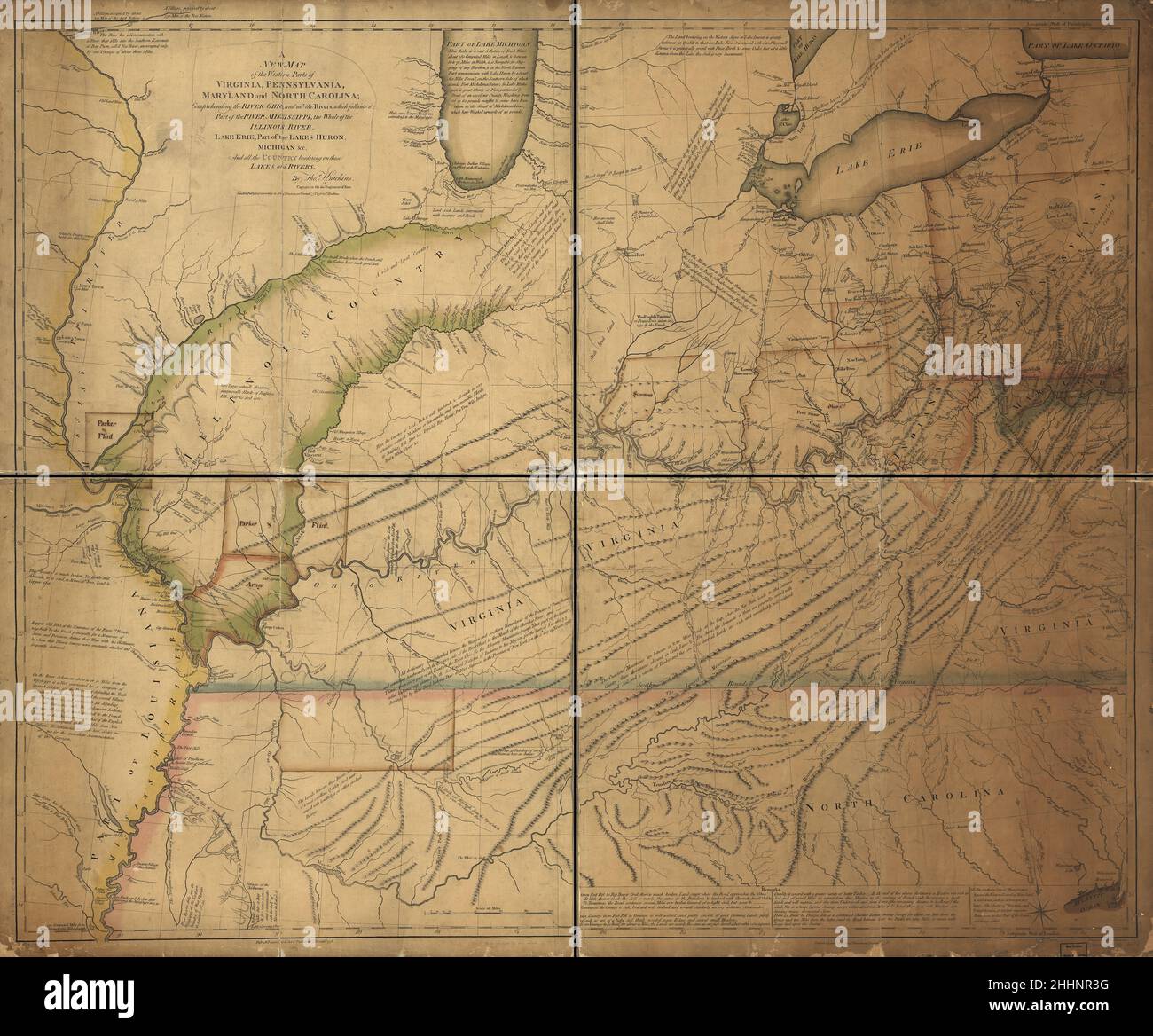 Map of virginia rivers High Resolution Stock Photography and Images - Alamy