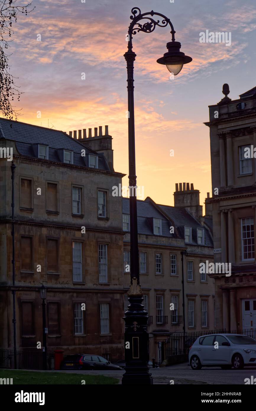 sunrise at Bath Abbey Stock Photo - Alamy