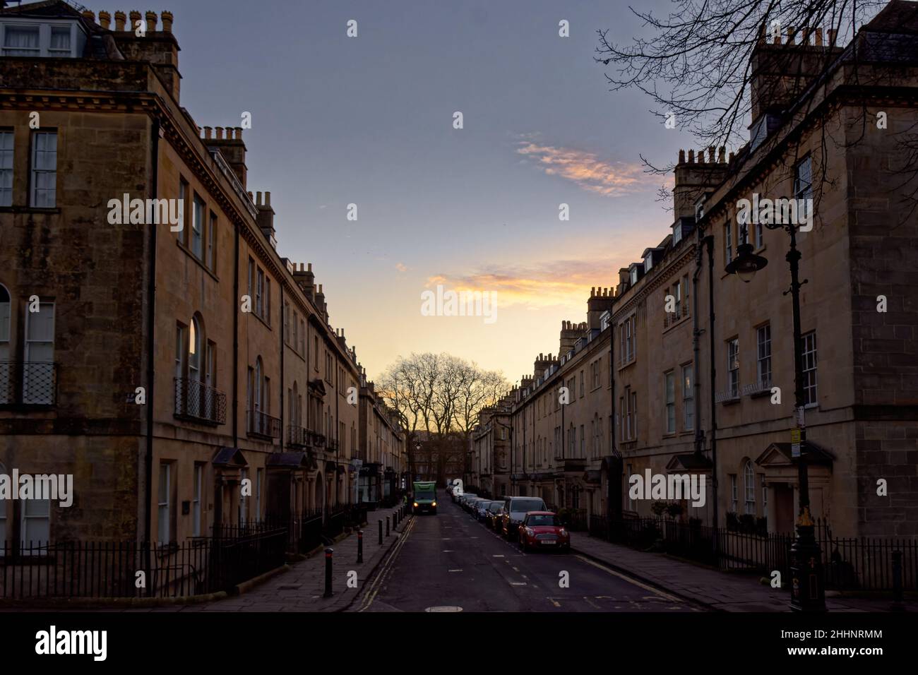 sunrise at Bath Abbey Stock Photo - Alamy