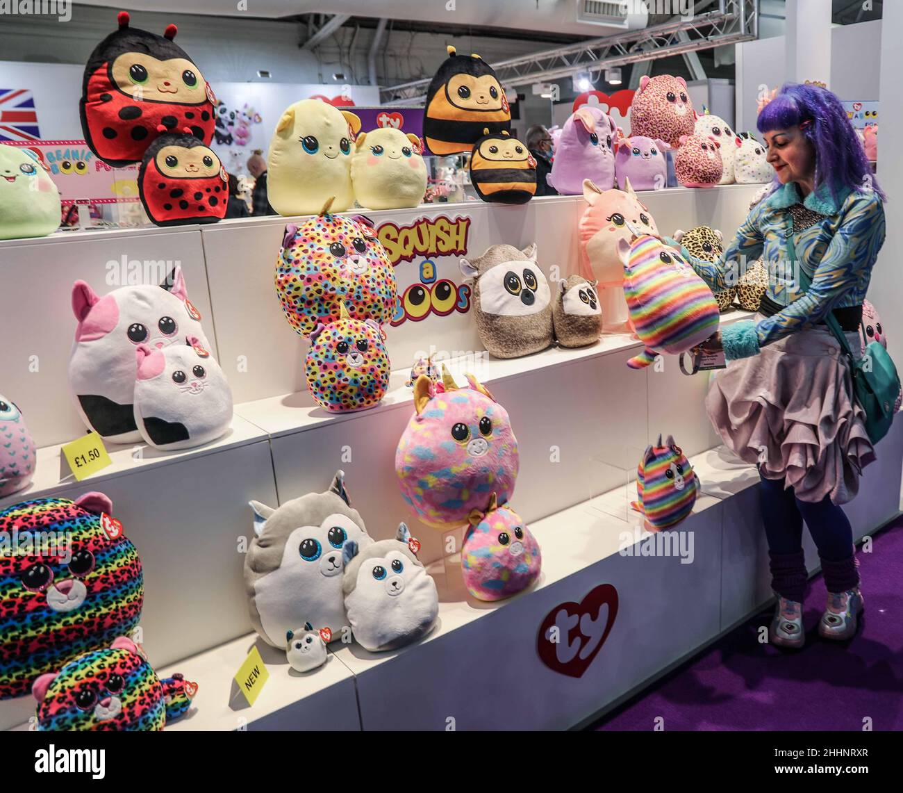 London UK 25 January 2022 The largest industry gathering for toys ...