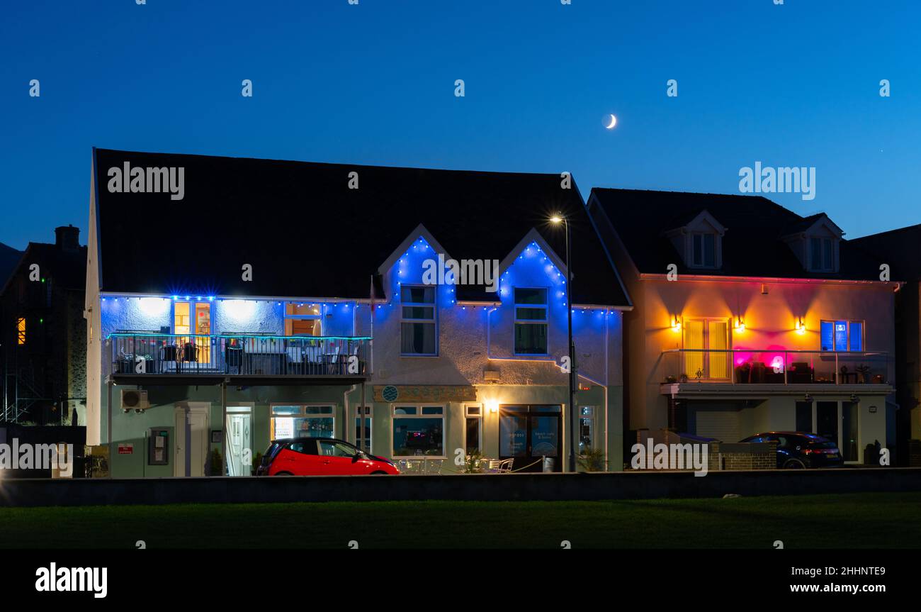 The Sailing Club and Seagrass Restaurant, The Promenade, Llanfairfechan ...