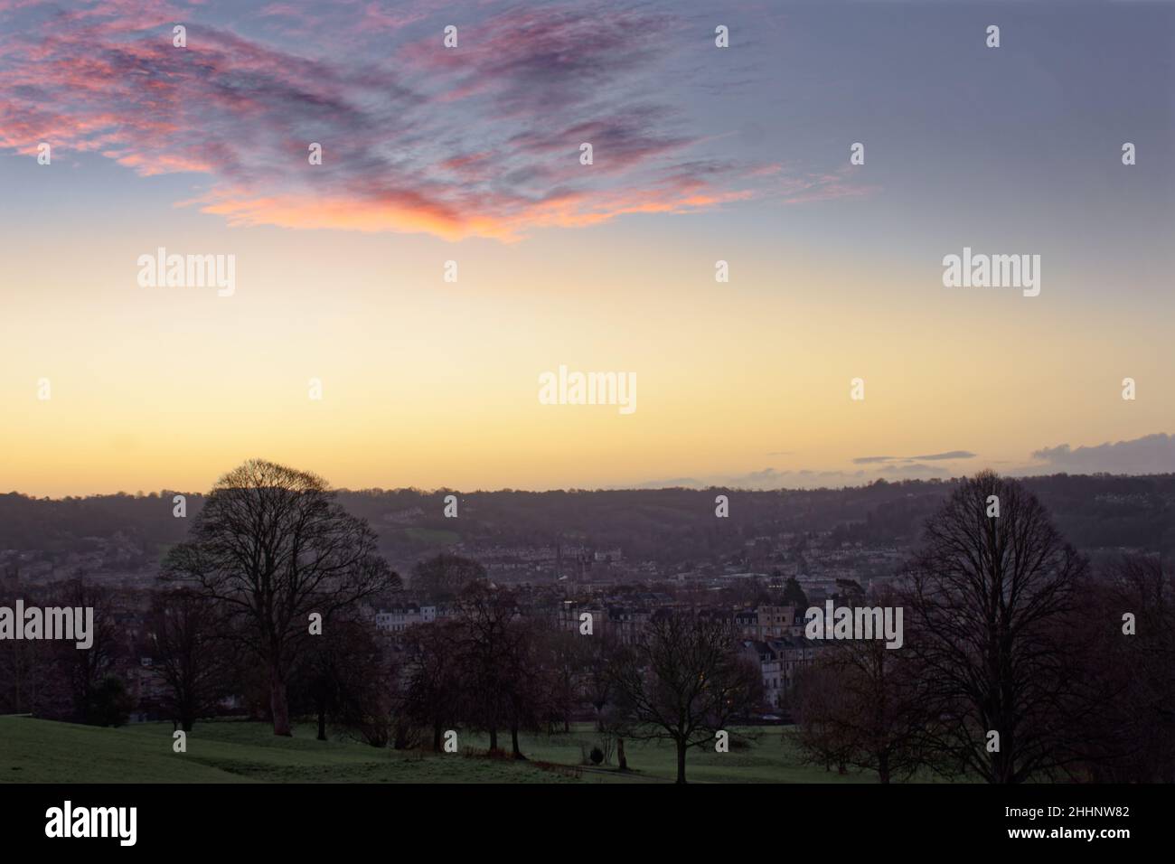 sunrise at Bath Abbey Stock Photo - Alamy