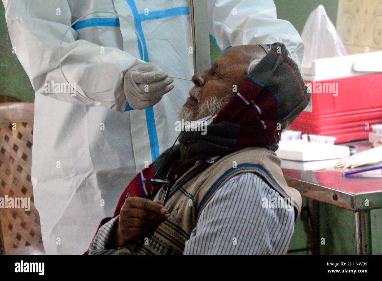Sample collection booth hi-res stock photography and images - Alamy