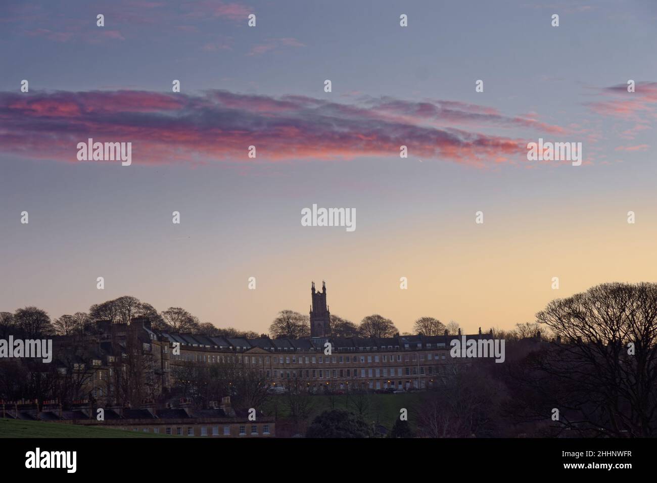 sunrise at Bath Abbey Stock Photo - Alamy