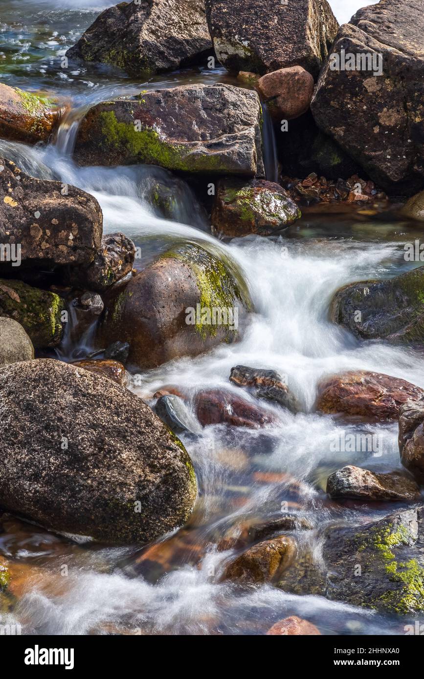 The River Coe rises at the north-eastern base of Buachaille Etive Beag ...