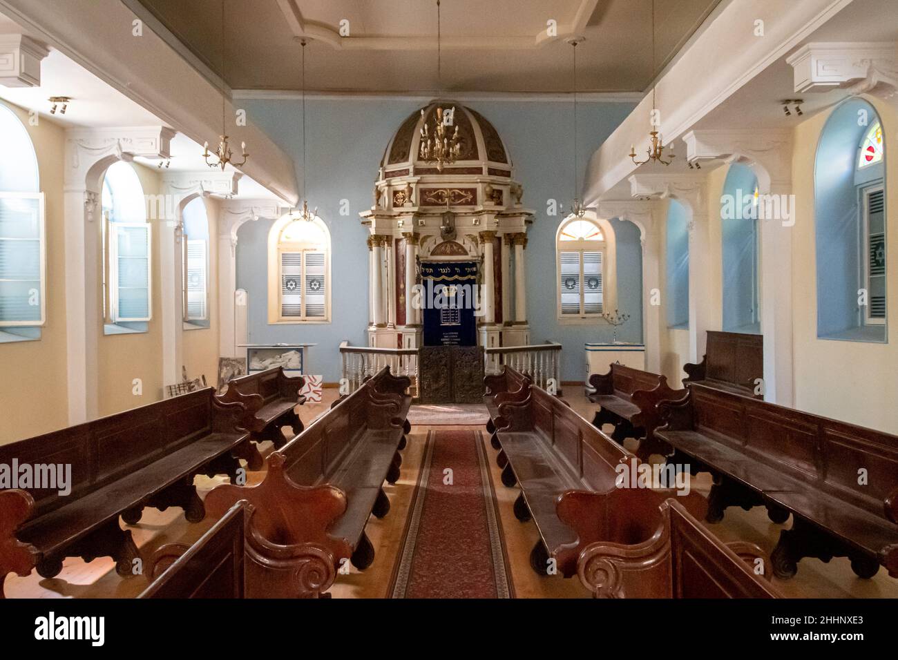 Jewish Synagogue in Corfu Kerkyra, Greece, Ionian Islands, Europe Stock ...