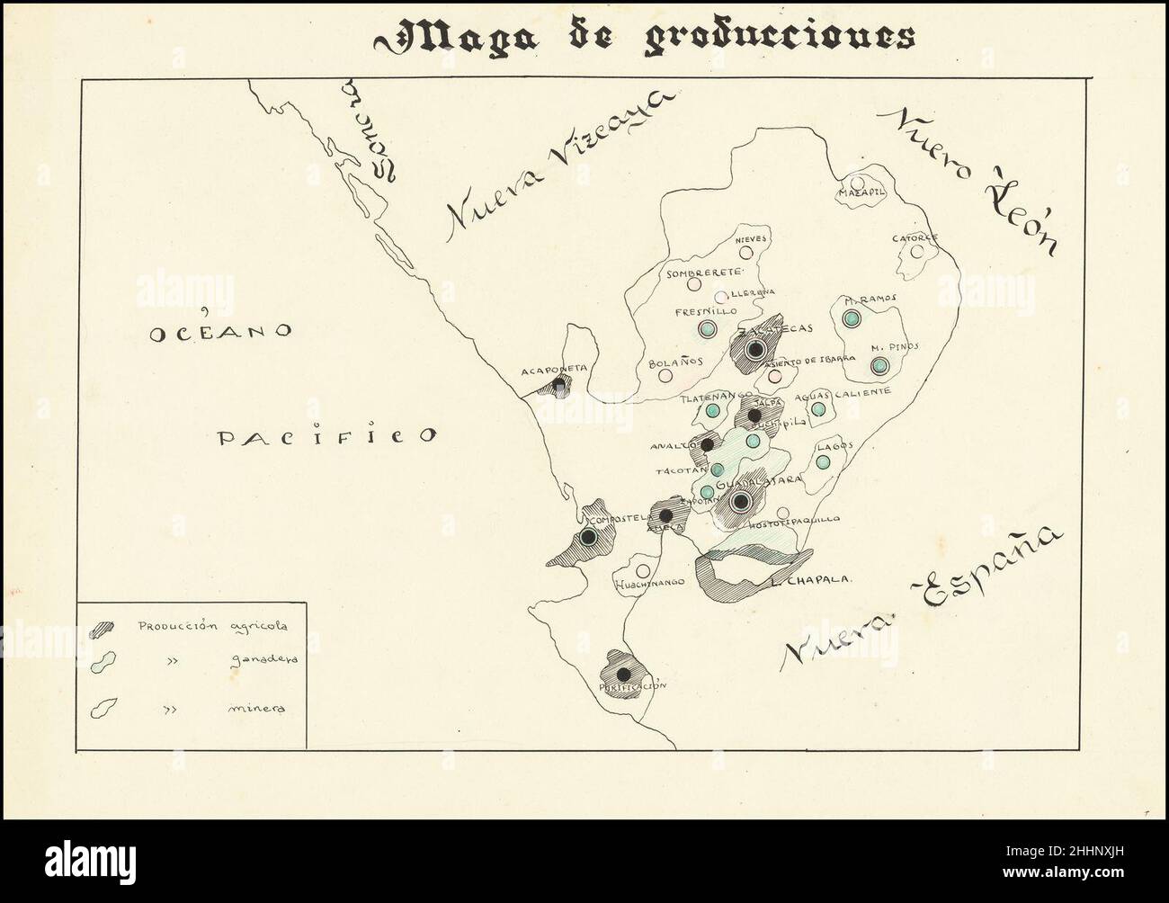 Mapa mexico hi-res stock photography and images - Alamy
