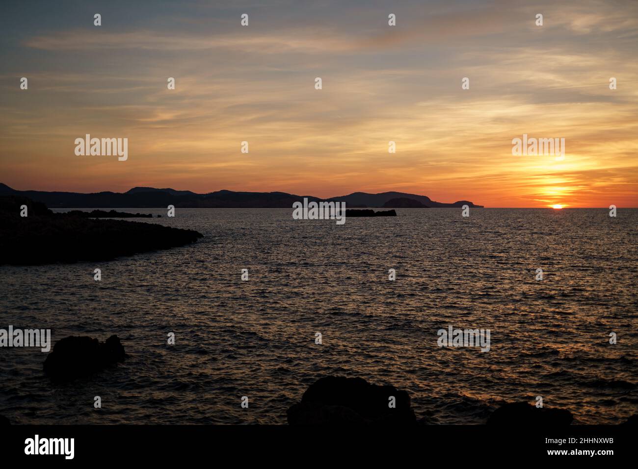 Dramatic menorca sunrise hi-res stock photography and images - Alamy