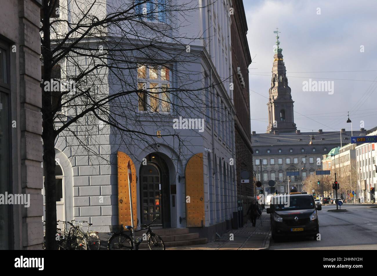 Copenhagen/Denmark./25 January 2022/.On right danish health ministry ...