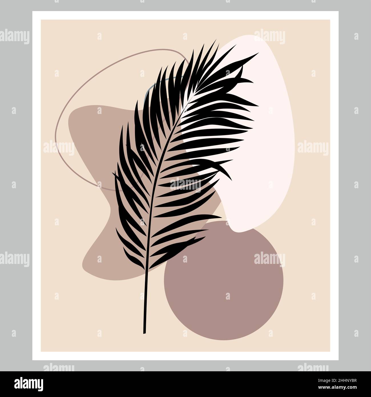 Floral art on walls Stock Vector Images - Alamy