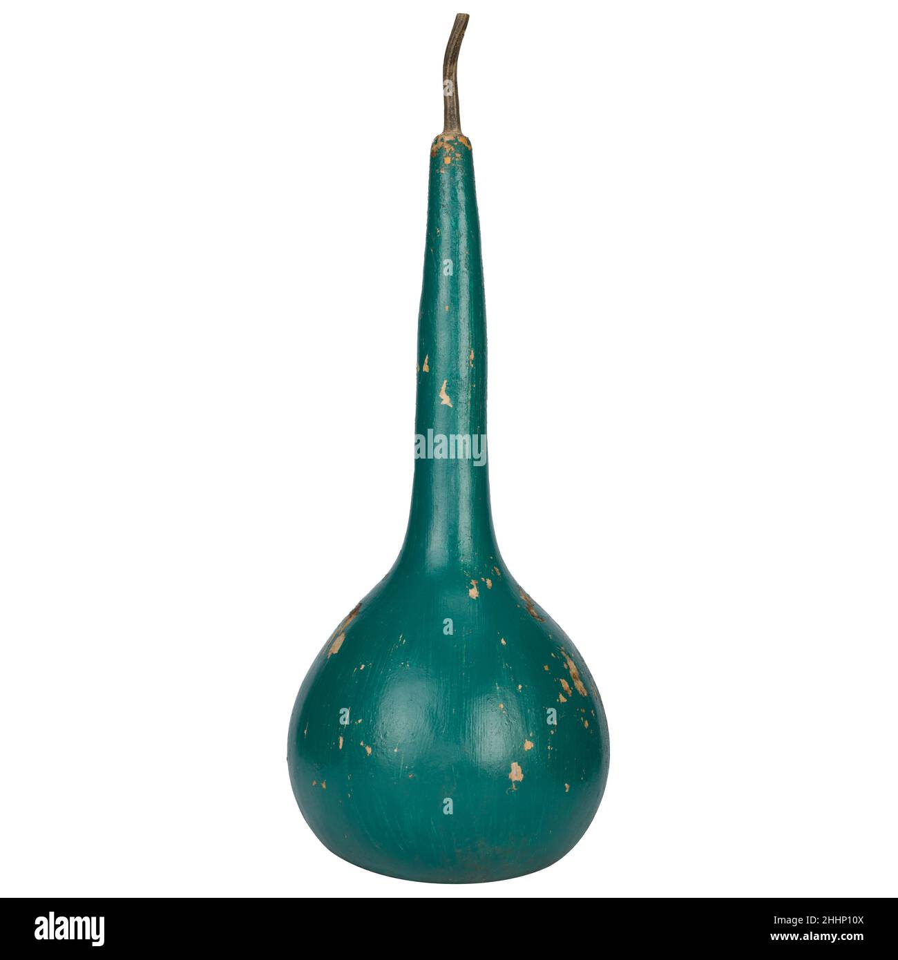 Painted big calabashes on a white background. Bottle gourd or lagenaria ...