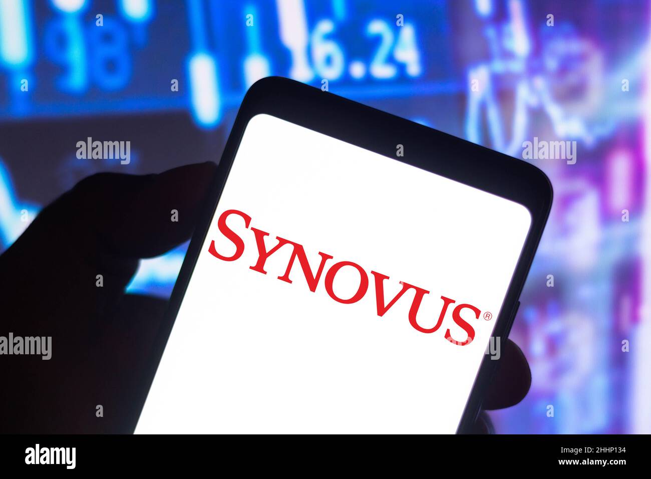 In this photo illustration, the Synovus Financial Corporation logo seen ...