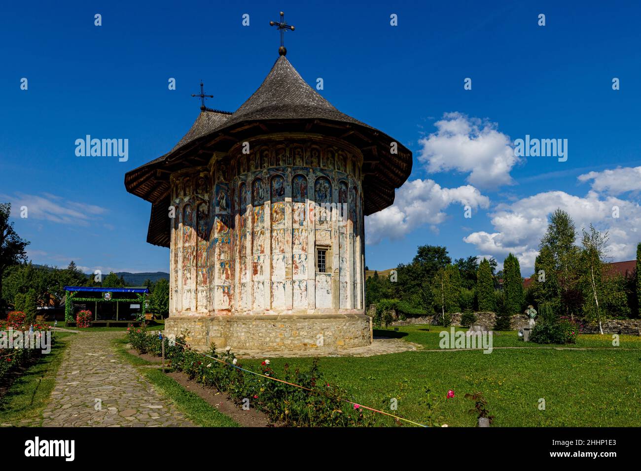 The monastery of Humor in Romania Stock Photo - Alamy