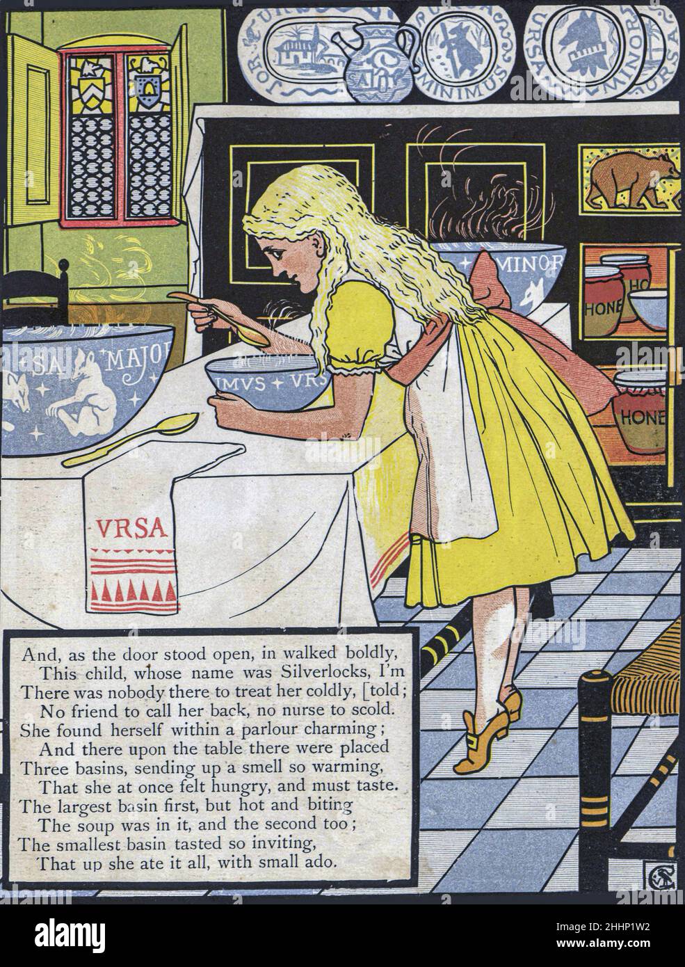 Goldilocks and the three bears book hi-res stock photography and images ...