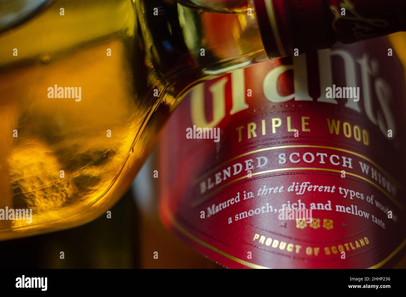 LONDON, UNITED KINGDOM - JANUARY 23, 2022 Characteristic triangular ...