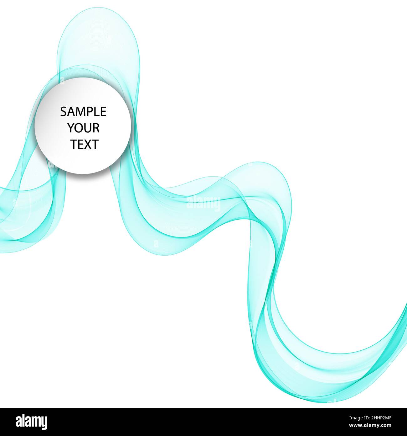 Blue wave pattern. Abstract vector wave. Template for presentation ...