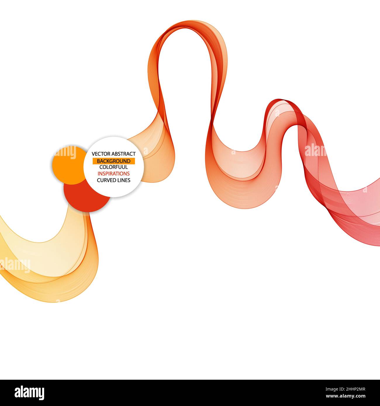 Colored bright vector wave. wave pattern for decor Stock Photo - Alamy