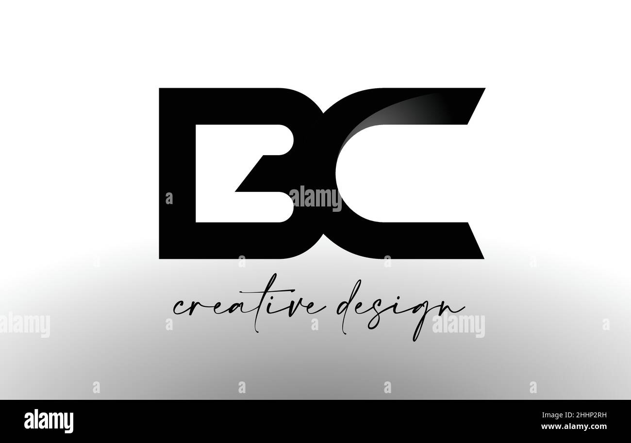 BC Letter Logo Design with Elegant Minimalist Look.BC Icon vector with ...