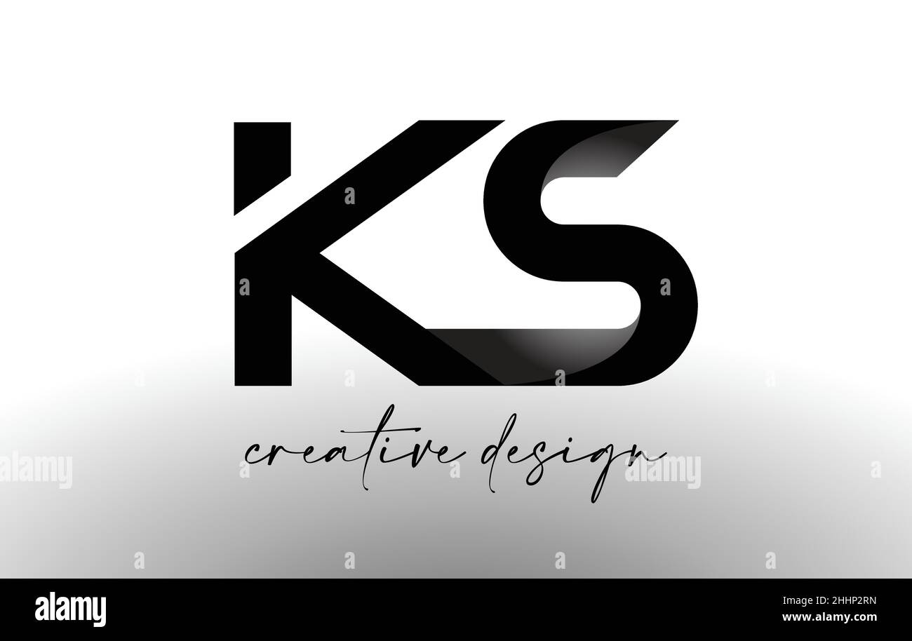KS Letter Logo Design with Elegant Minimalist Look.KS Icon vector with ...