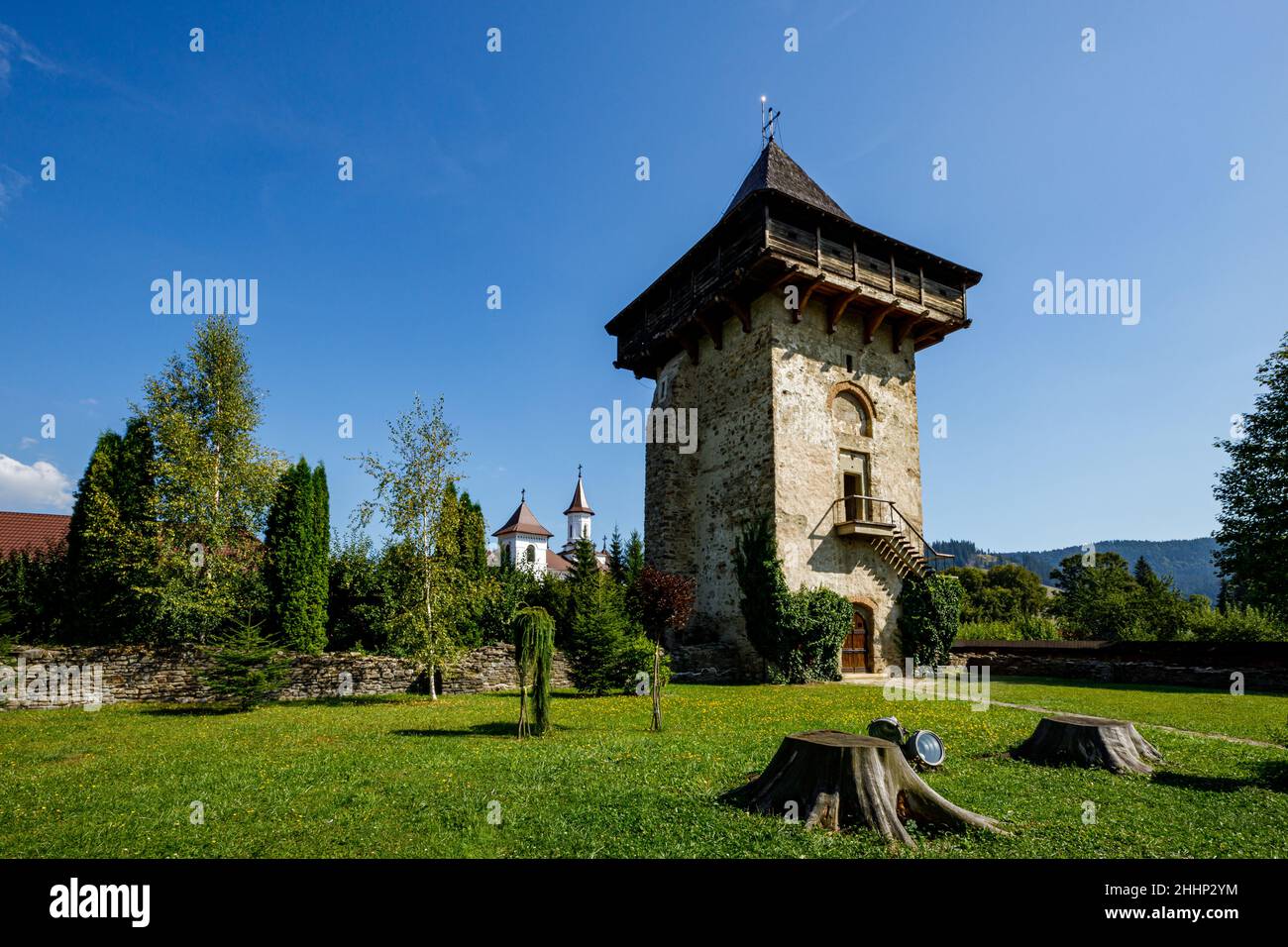 The monastery of Humor in Romania Stock Photo - Alamy