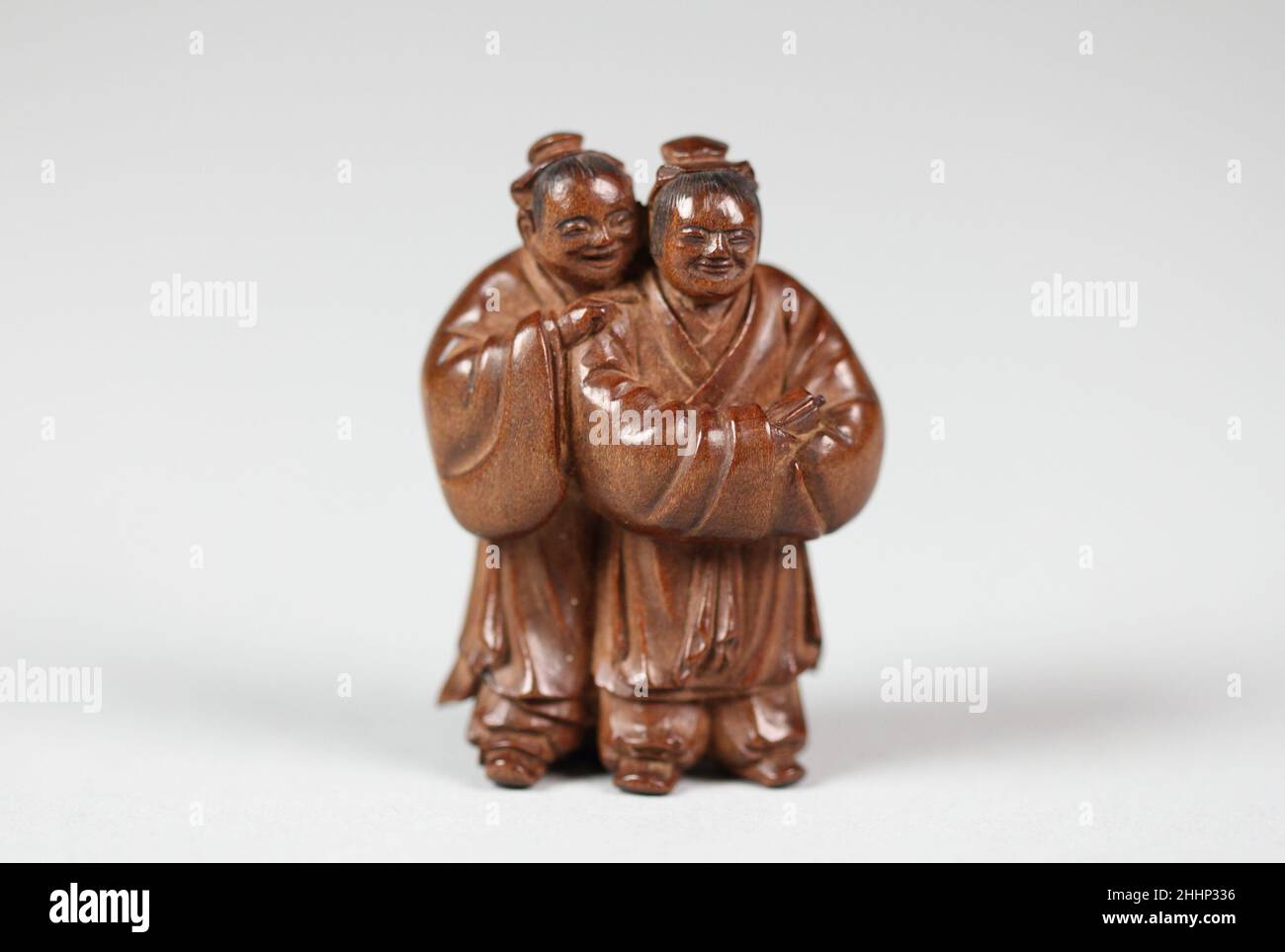 Netsuke of Two Figures 19th century Japan. Netsuke of Two Figures ...