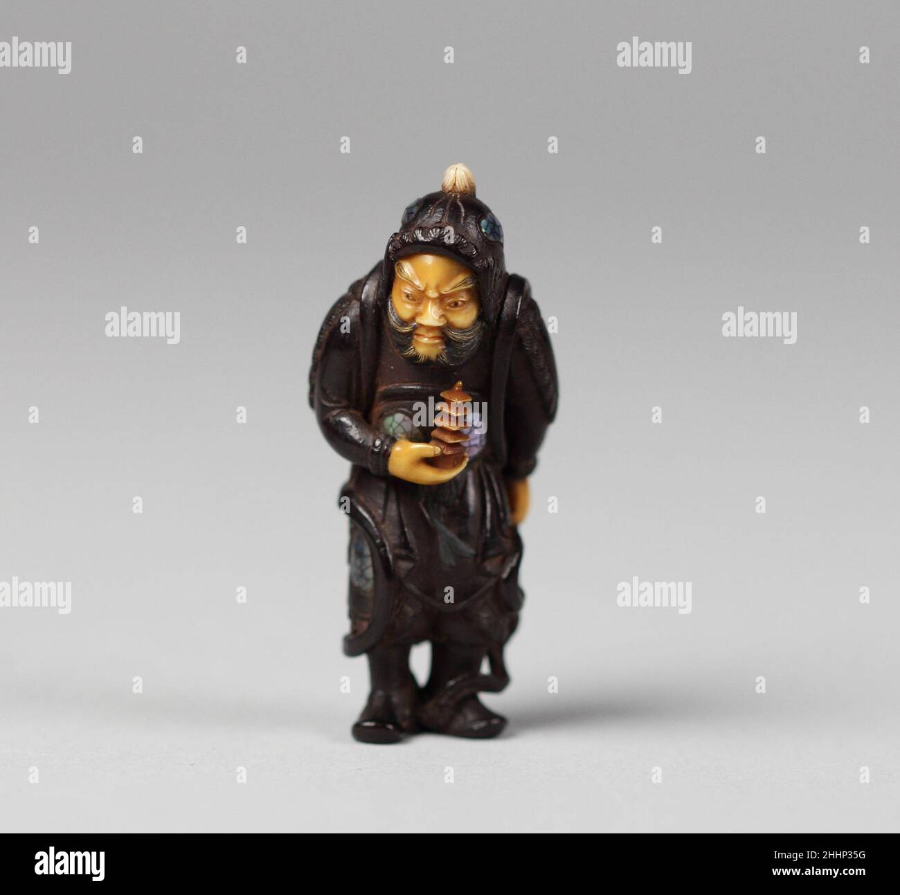 Netsuke of Bishamon 19th century Japan. Netsuke of Bishamon. Japan ...