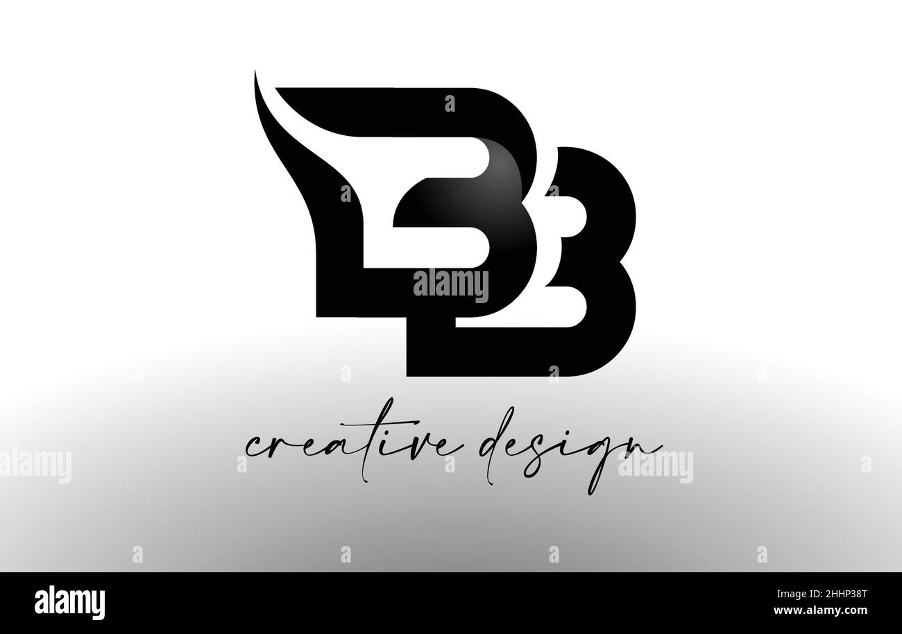 BB Letter Logo Design with Elegant Minimalist Look.BB Icon vector with ...