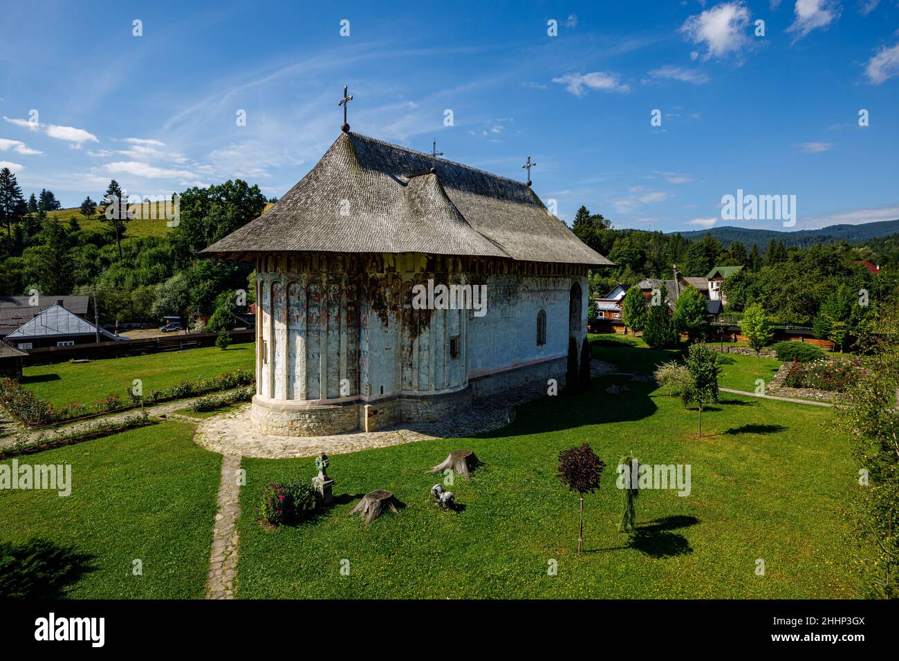 The monastery of Humor in Romania Stock Photo - Alamy
