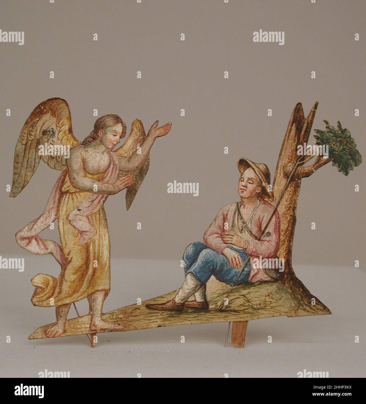 Angel Appearing to Seated Shepherd 18th century Southern German. Angel ...