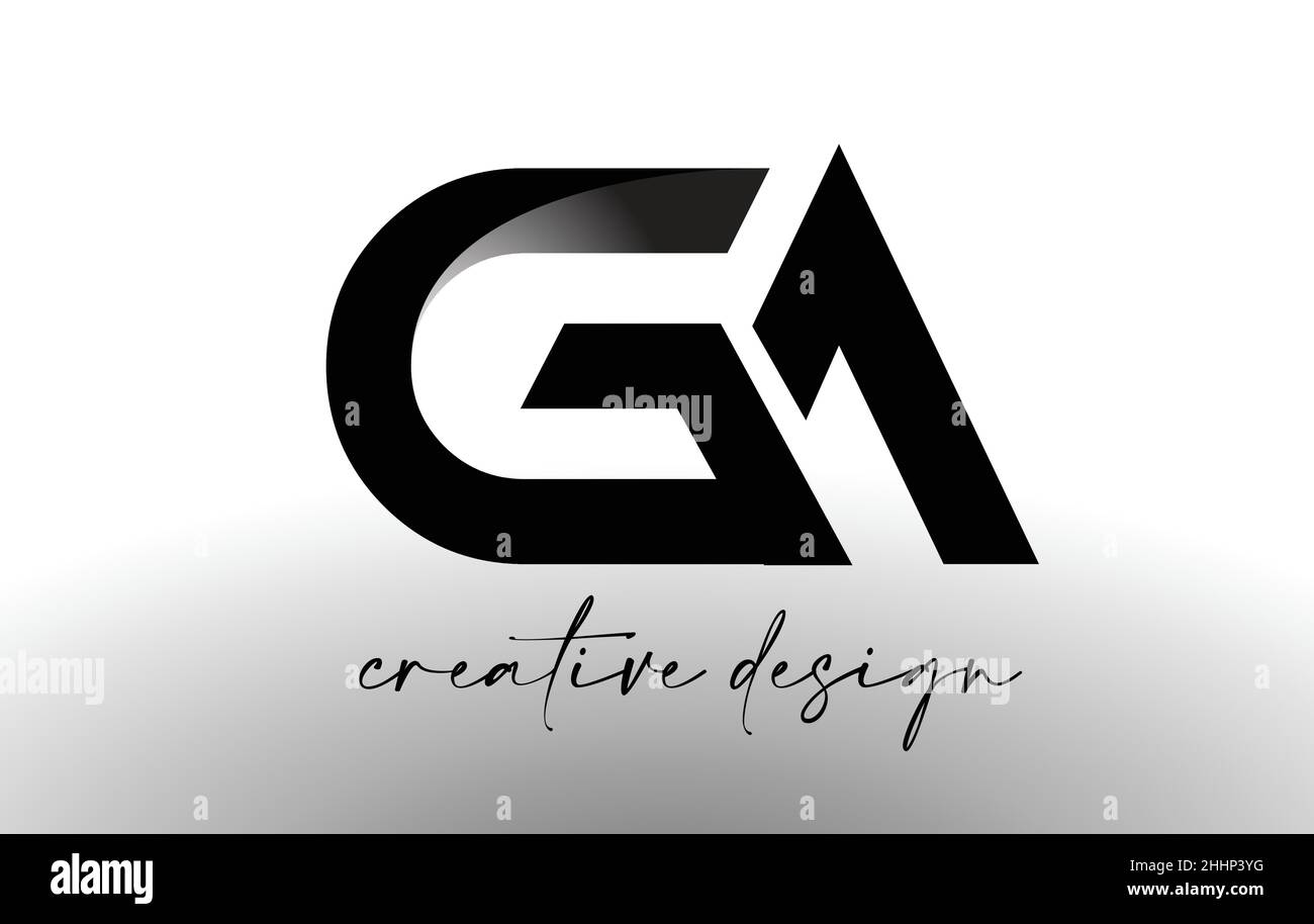 GA Letter Logo Design with Elegant Minimalist Look.GA Icon vector with ...