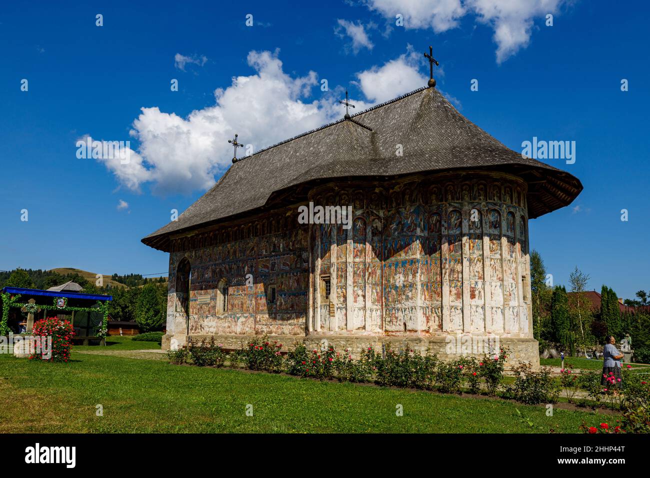 The monastery of Humor in Romania Stock Photo - Alamy