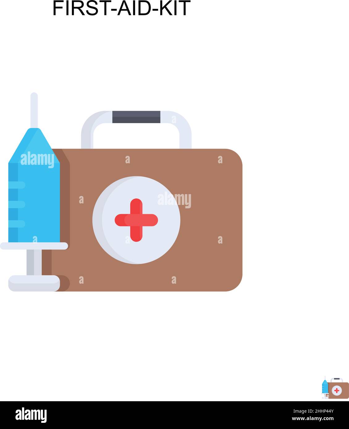 First-aid-kit Simple vector icon.Perfect color modern pictogram on ...