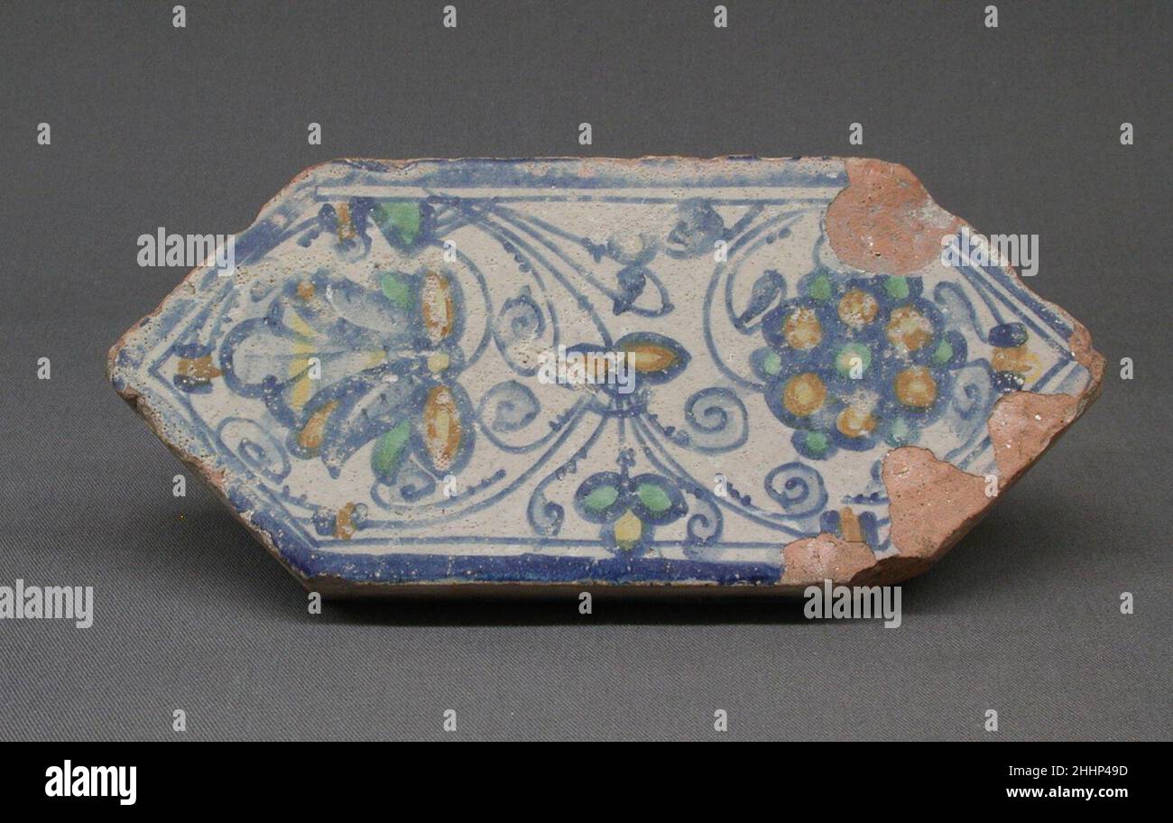 Tile second half 15th century Flemish, Antwerp. Tile. Flemish, Antwerp ...