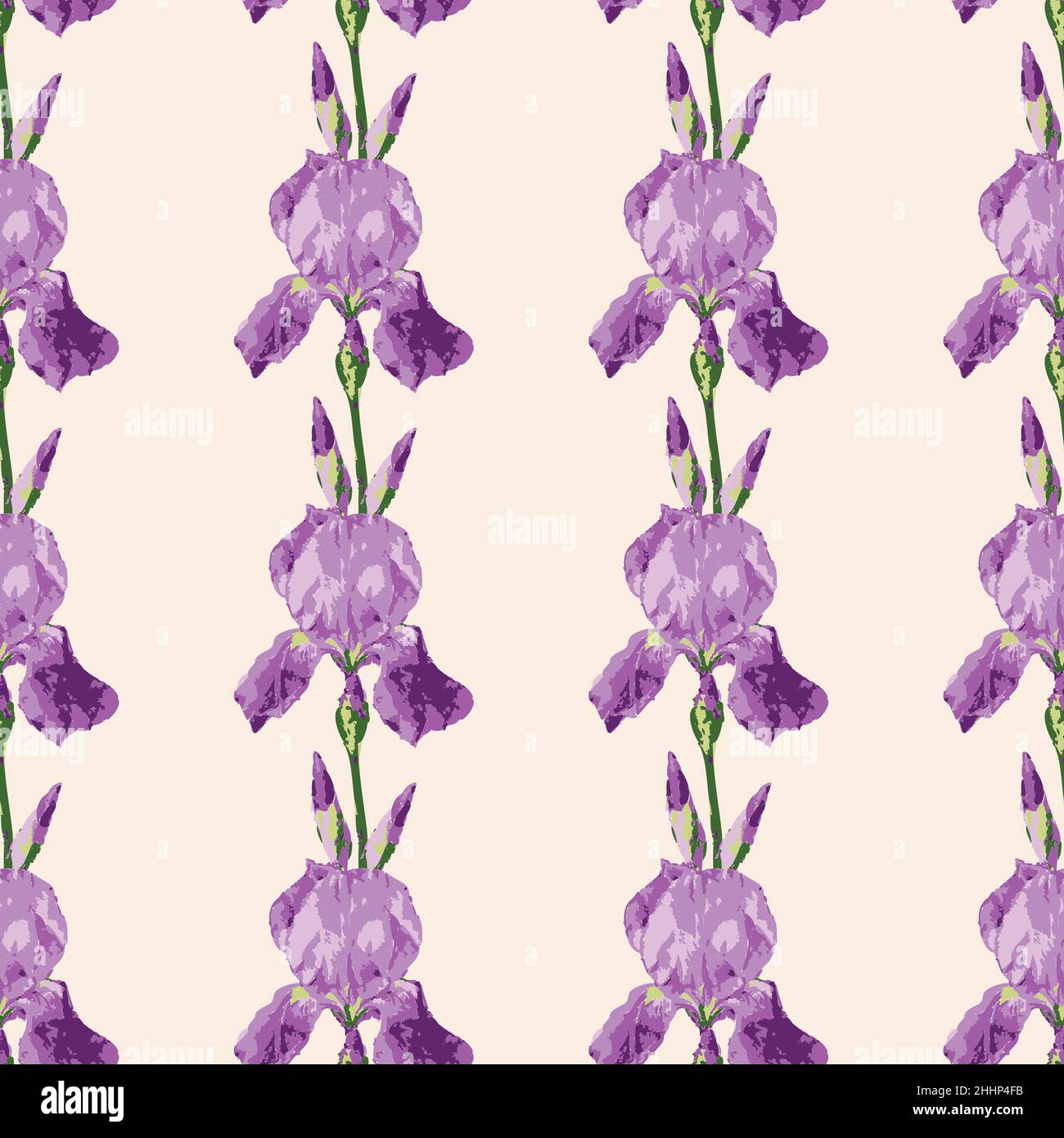 Iris flower drawing hi-res stock photography and images - Alamy