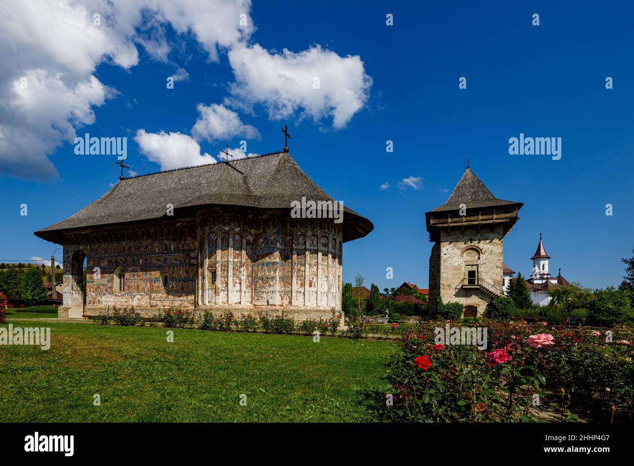 The monastery of Humor in Romania Stock Photo - Alamy