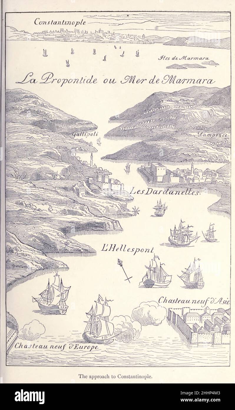 The Approach to Constantinople from The Exploration of the World ...