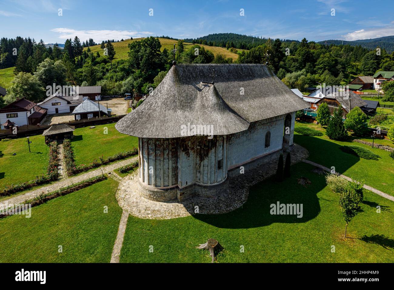 The monastery of Humor in Romania Stock Photo - Alamy