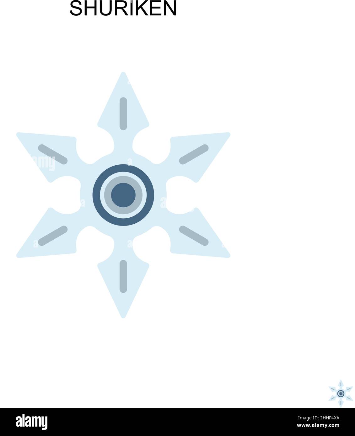 Shuriken Simple vector icon.Perfect color modern pictogram on editable ...