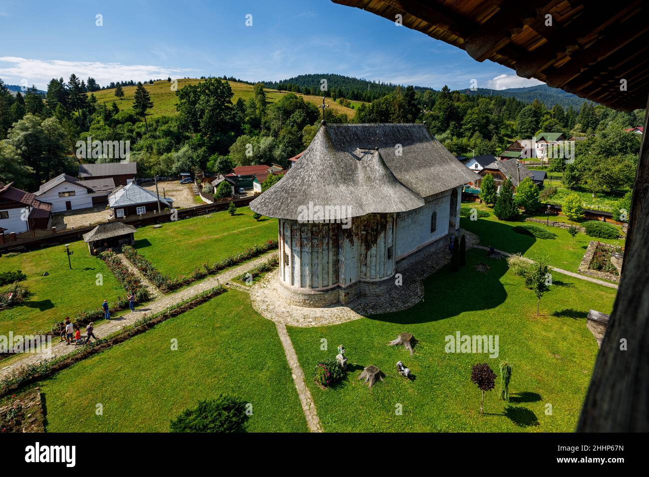 The monastery of Humor in Romania Stock Photo - Alamy